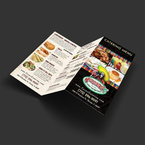 Menu Design Company | Restaurant Bar To-Go Menu Design Services